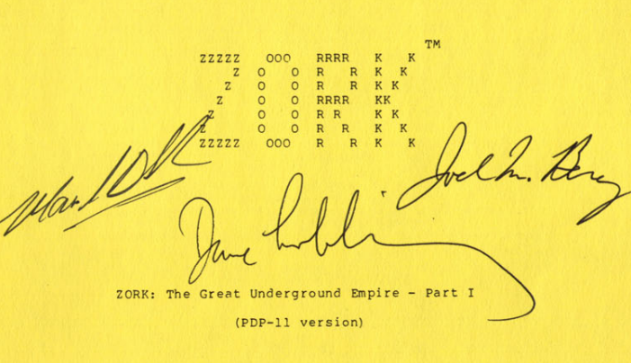 Zork I (1980) | Renga in Blue