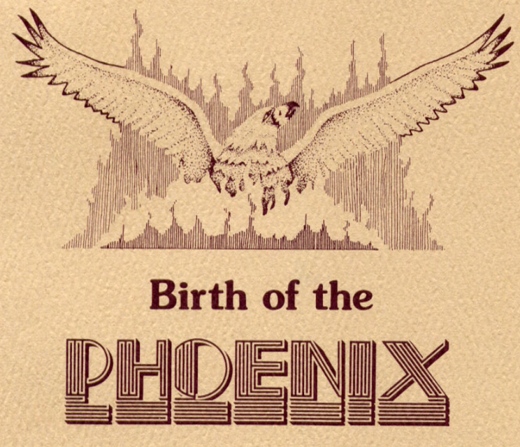 Birth of the Phoenix (1981) | Renga in Blue