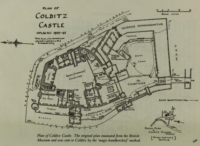 Escape from Colditz (the 1973 board game) | Renga in Blue