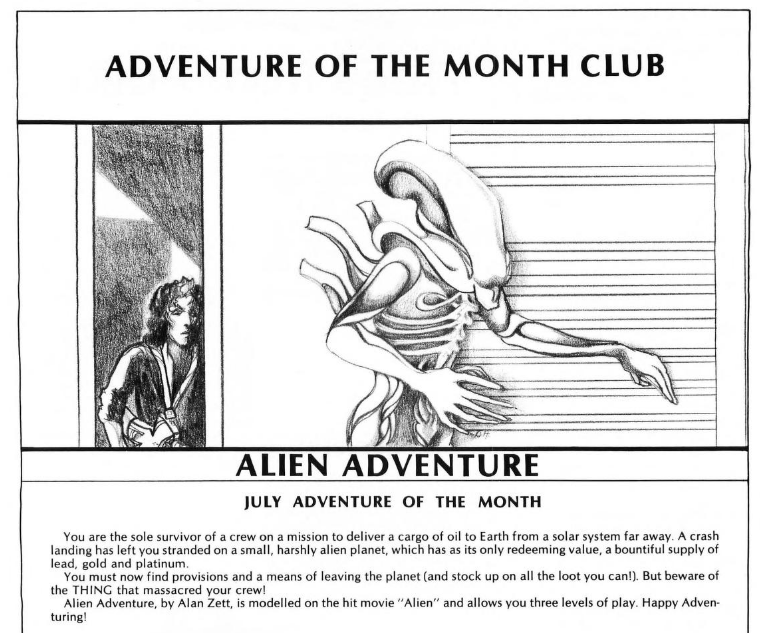 Alien Adventure (Zett, 1981) | Renga in Blue