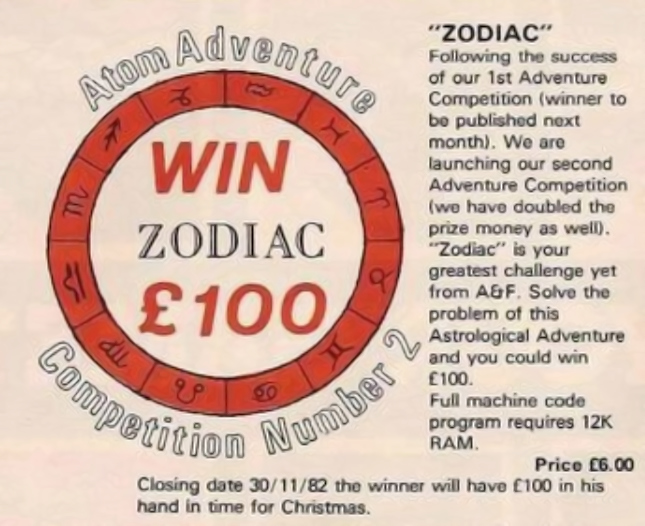 Zodiac (1982) | Renga in Blue